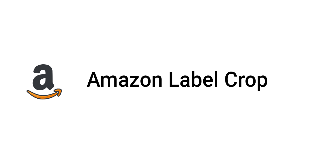 Amazon Label Crop Tool – Free Online Label Cropper