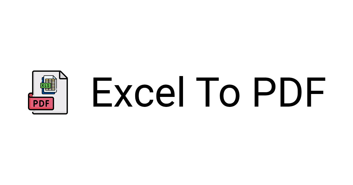 Excel to PDF – Free Online Excel to PDF Converter